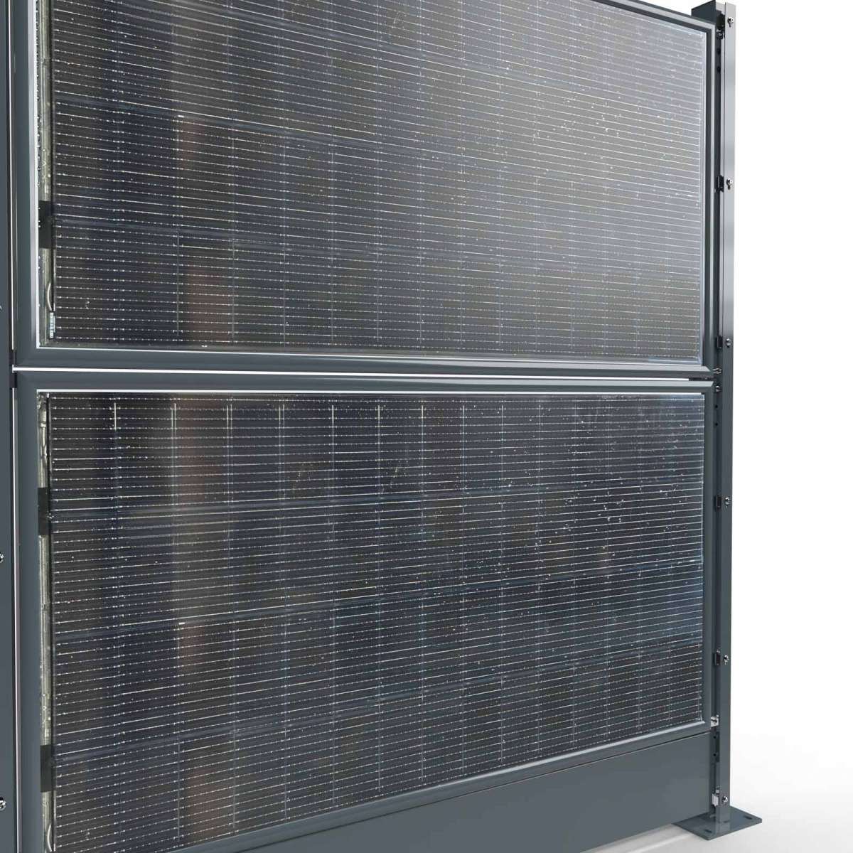 Solarzaun Breite 1750mm | Solarzaun Paket | Zaunpakete | Zaun ...