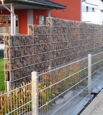 Gartenzaun24: Gabionen - Blickdicht • Stabil • Individuell