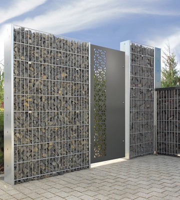 Gartenzaun24: Gabionen - Blickdicht • Stabil • Individuell